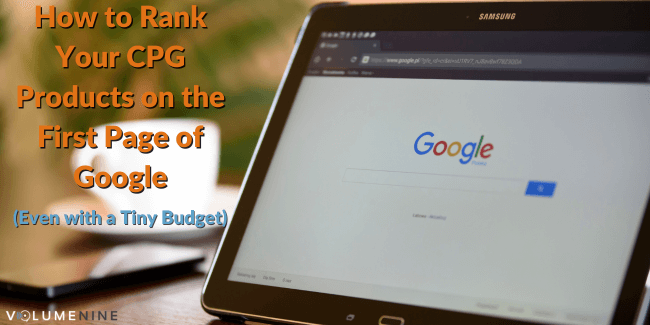 Boost CPG Rankings on Google - Small Budget Tips